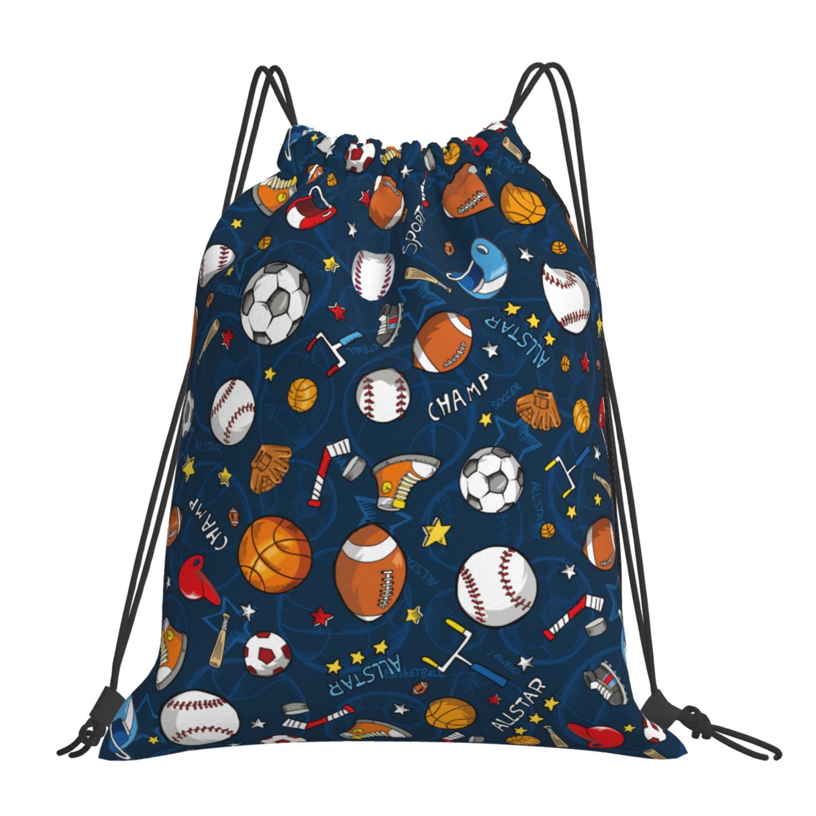 Casual Drawstring Drawstring Backpack 16×14in Dirt-Resistant Drawstring ...