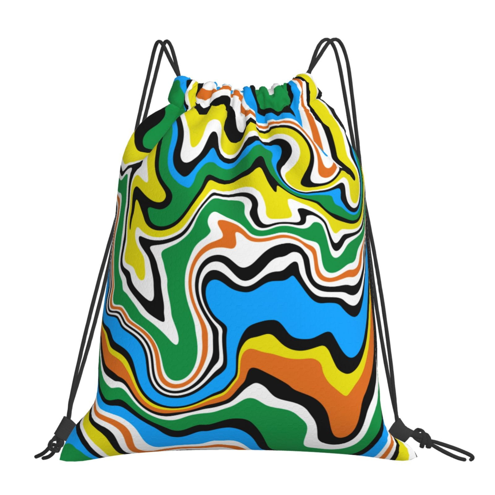 Casual Drawstring Drawstring Backpack 16×14in Dirt-Resistant Drawstring ...
