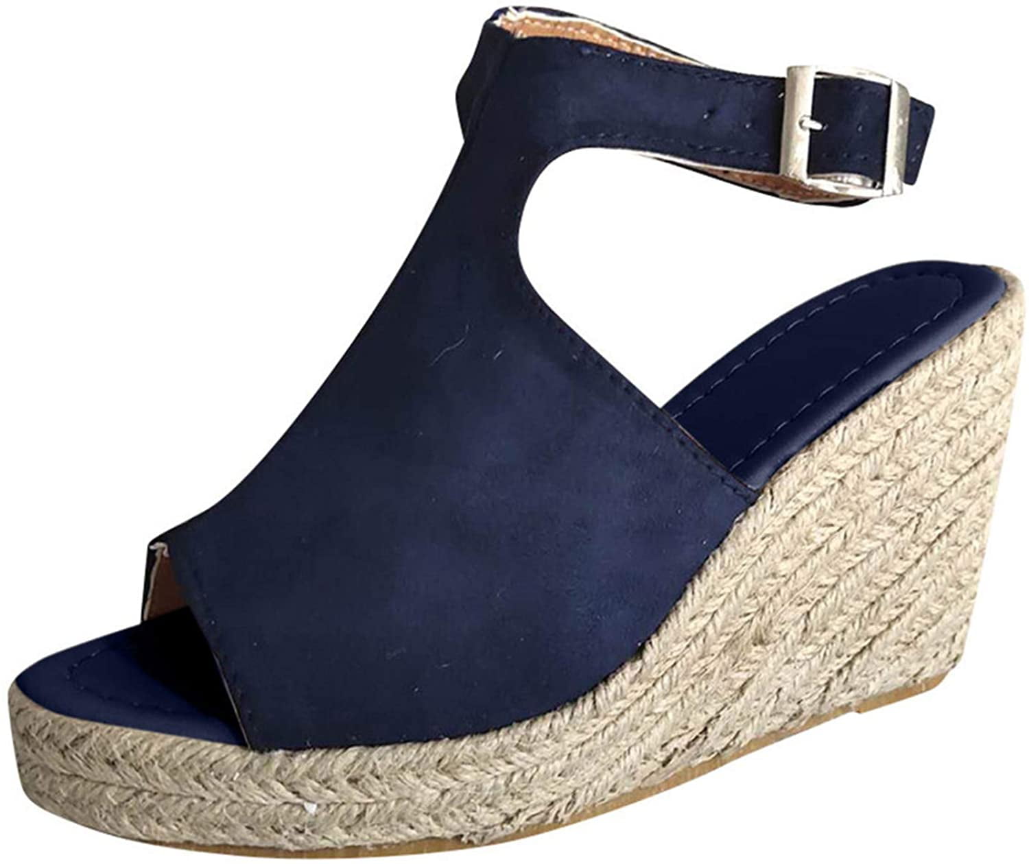 Casual Floral Slippers Cute Chunky Slides Comfort Lace Up Sandal Womens ...