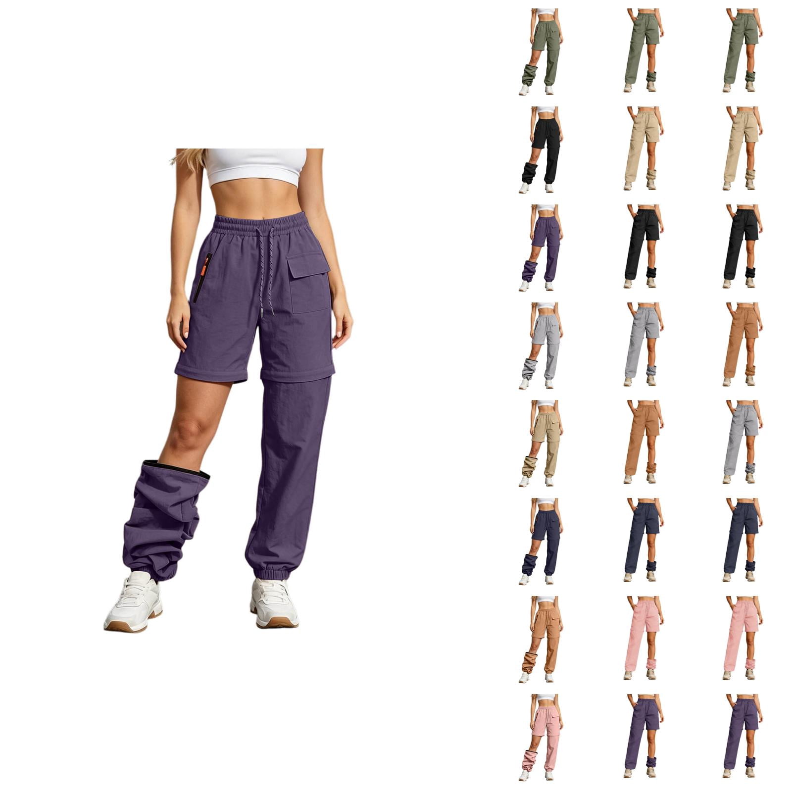 Casual Hiking Pants Convertible Zip Off Long To Short Outdoor Trousers ...