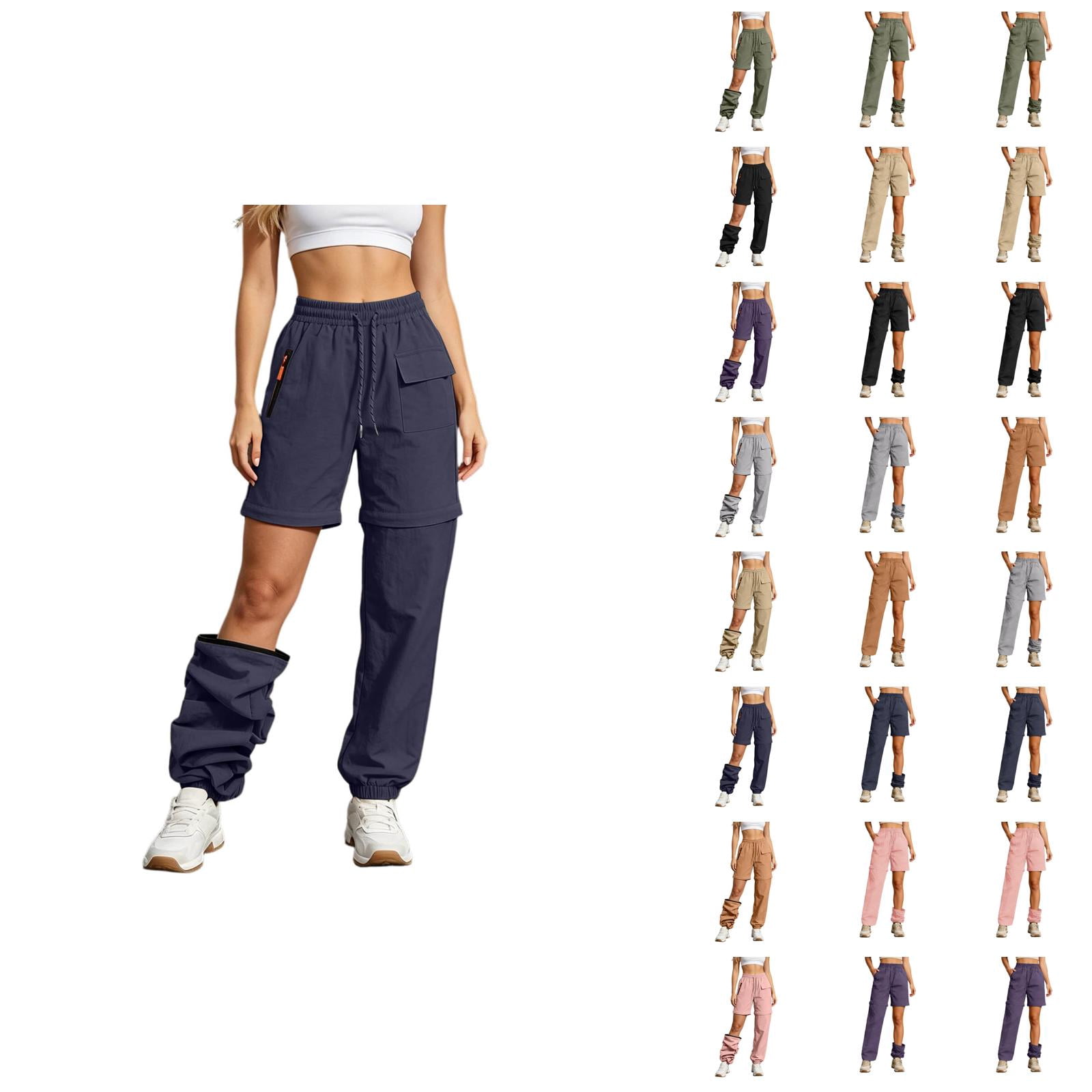 Casual Hiking Pants Convertible Zip Off Long To Short Outdoor Trousers ...