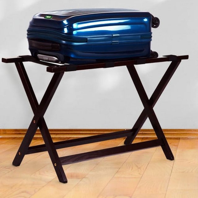"Casual Home Extra-Wide 30"" Folding Wooden Luggage Rack, Hotel Guest ...