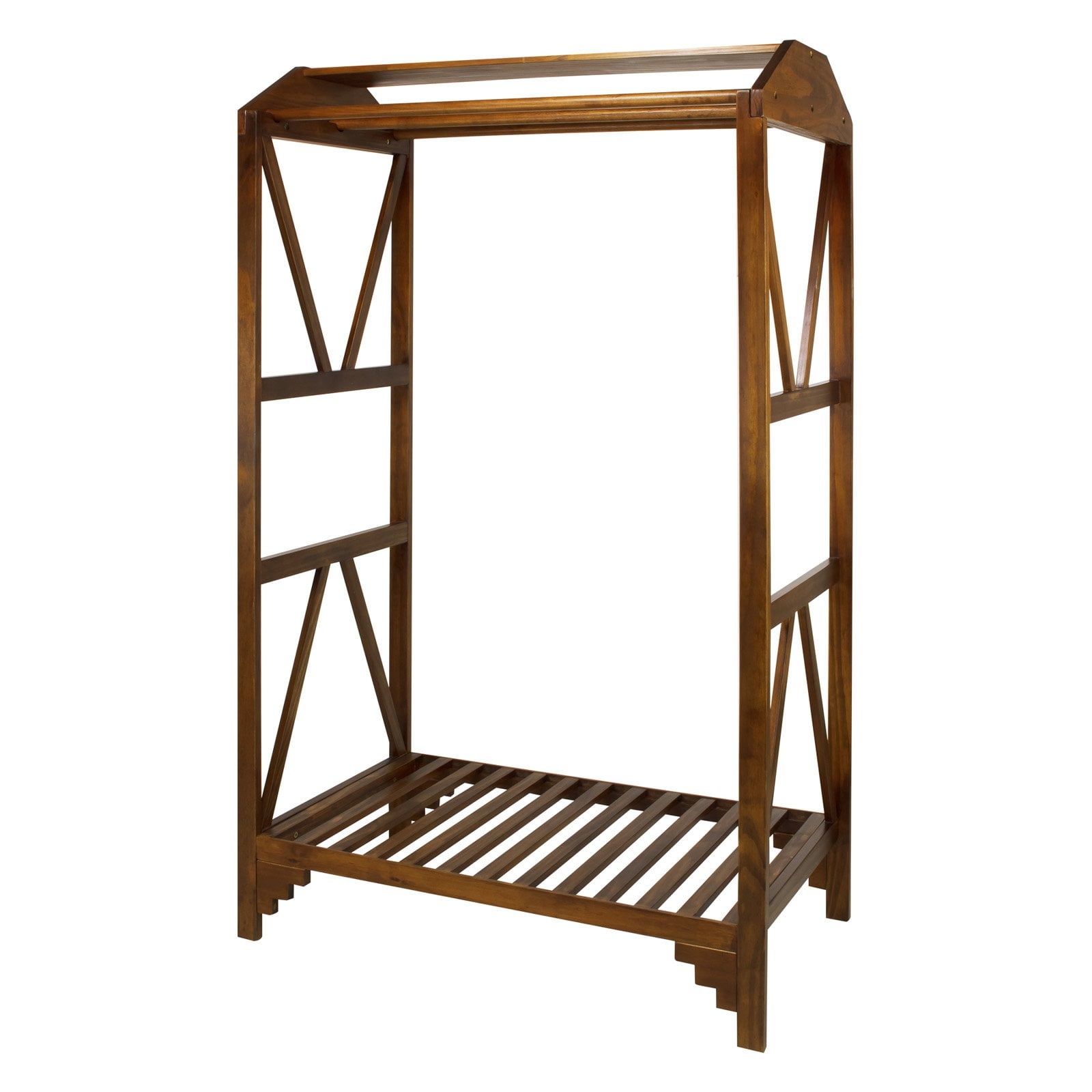 Casual Home Jambi Space Saving Coat Rack, Warm Brown - Walmart.com