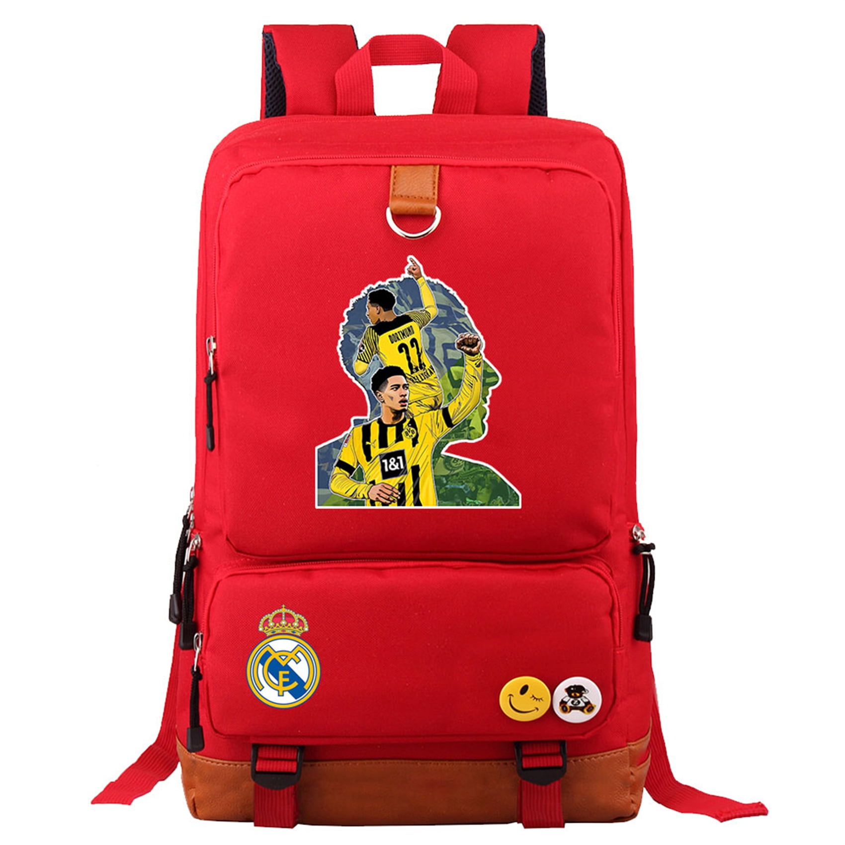 Casual Jude Bellingham Backpack Lightweight Travel Canvas Knapsack ...