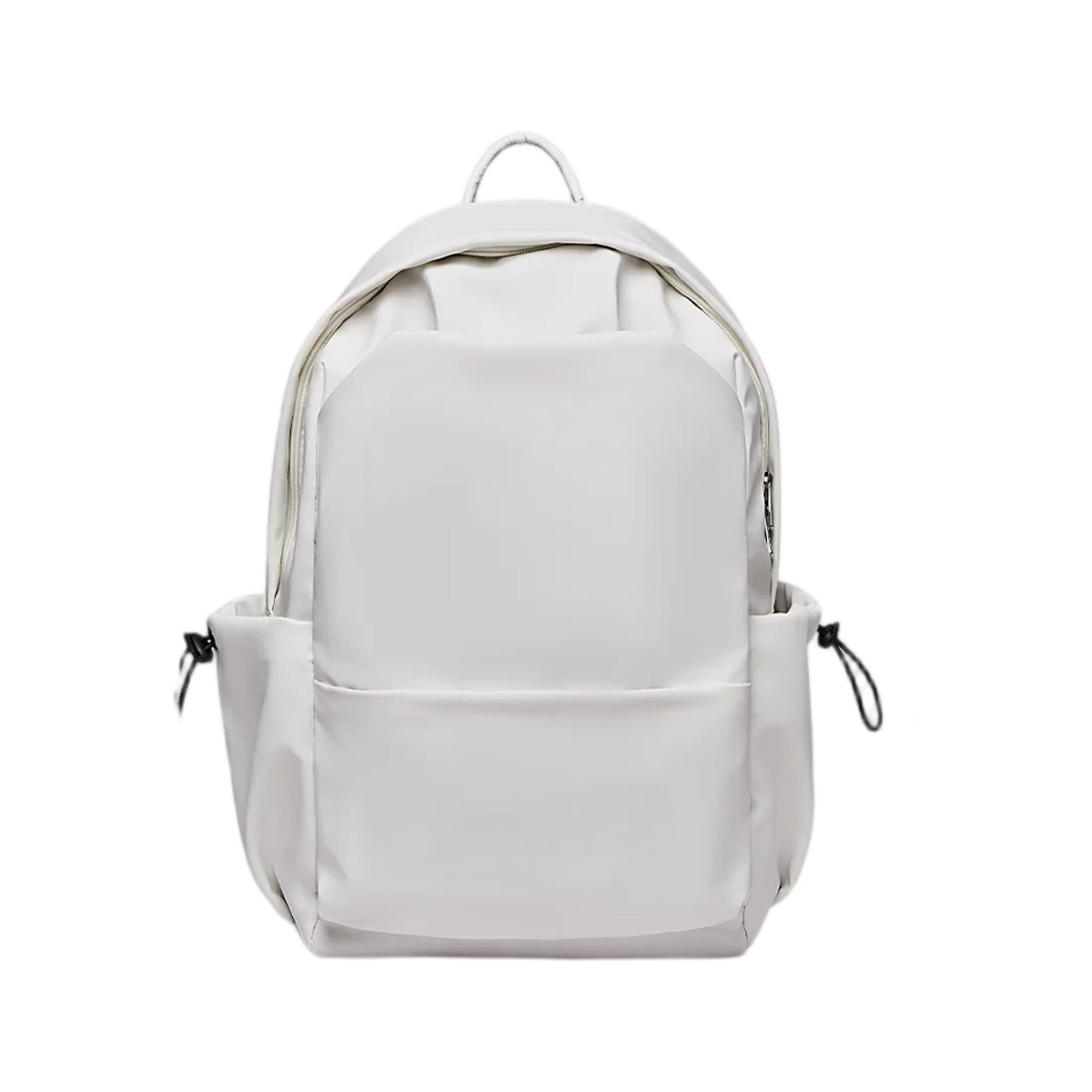 Casual Large Capacity Backpack for Women Men Fashionable Solid Color ...
