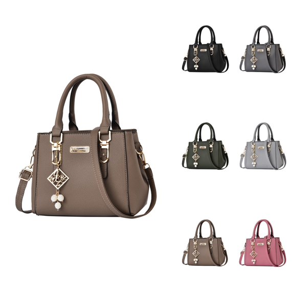 Casual Leather Messenger Bag for Women – Medium/Large Capacity ...