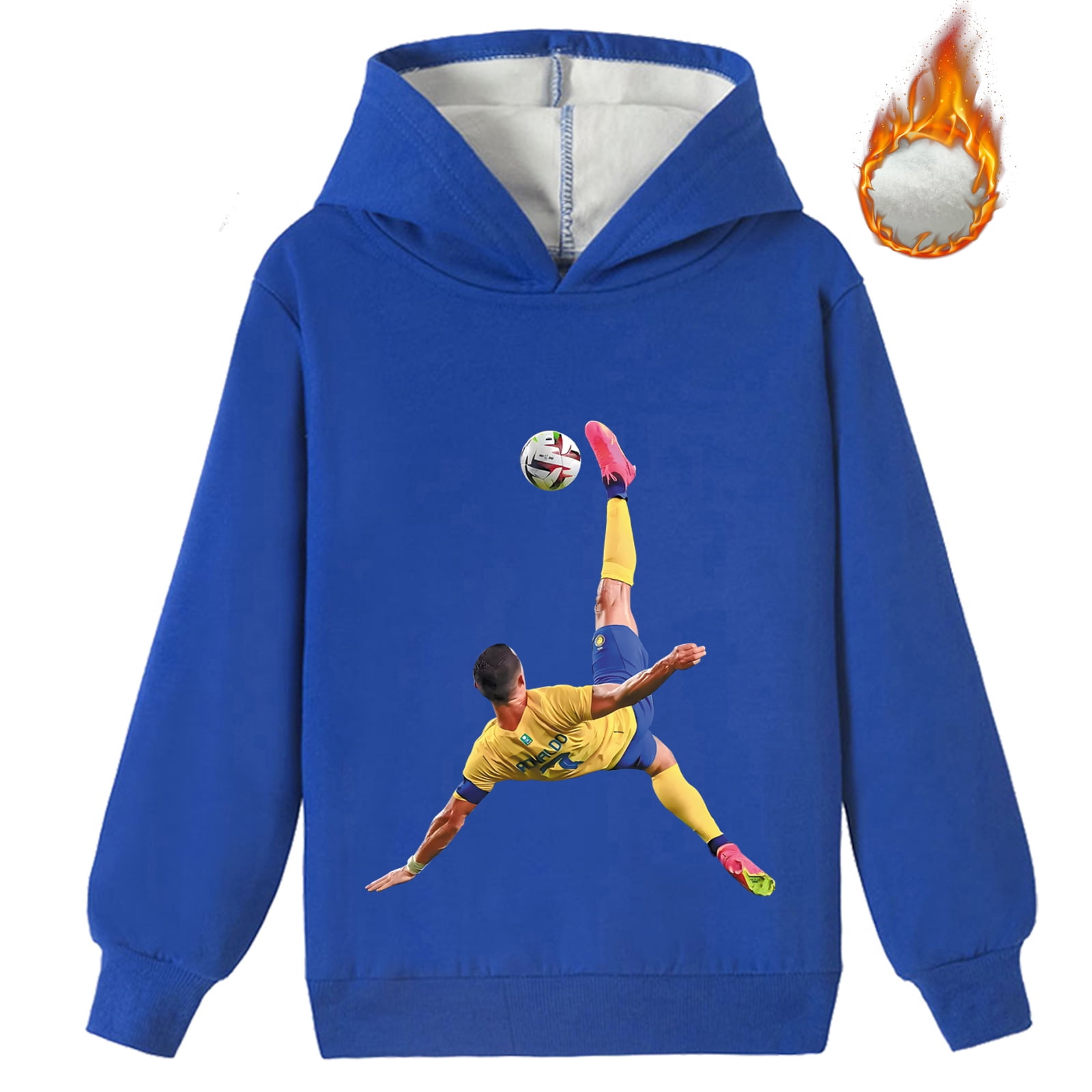 Casual Look Sweatshirt Cristiano Ronaldo Fleece Brushed works for ...