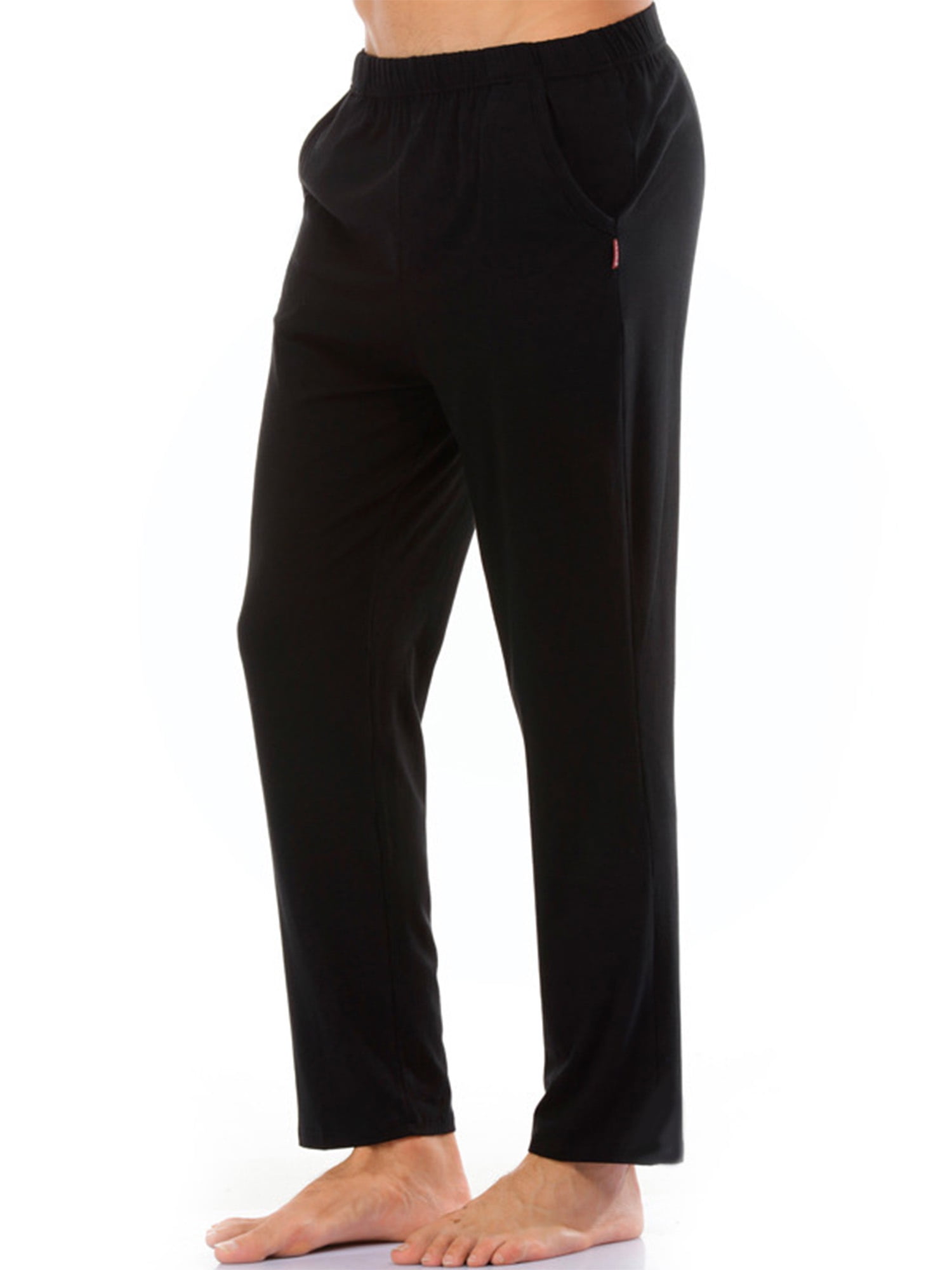 Walmart Men's Comfy Soft Athletic Trousers, Loose Casual Workout Pants ...