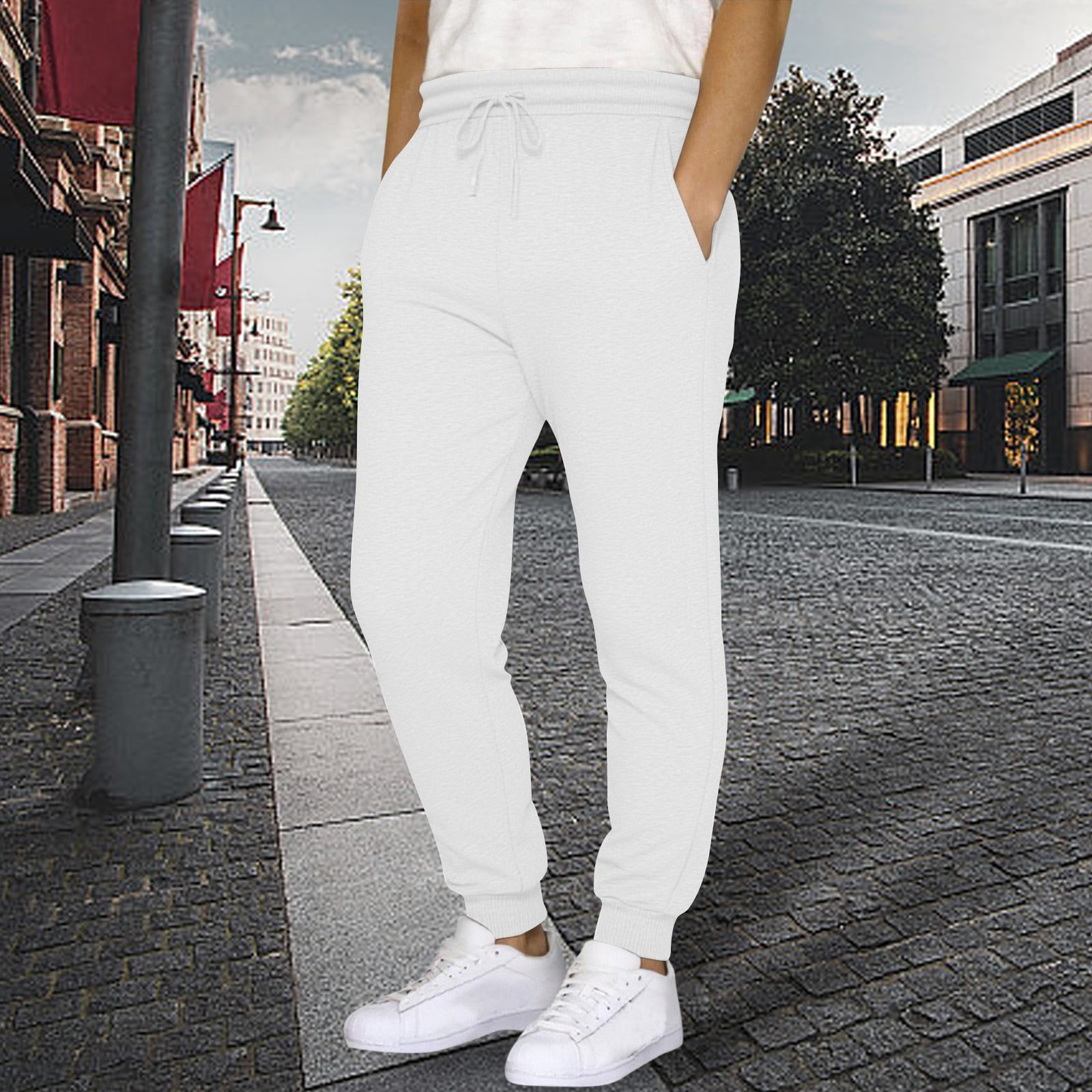 Casual Men's Pants Lightweight Everyday Wear for Spring Autumn with ...