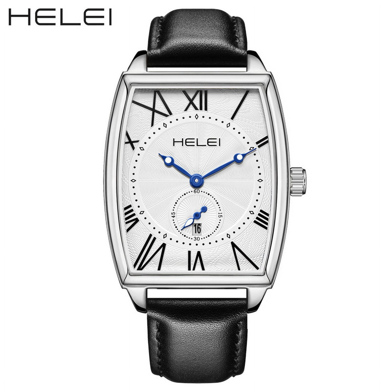 Casual Men's Watch Waterproof Luminous Square Quartz Watch Ancient ...