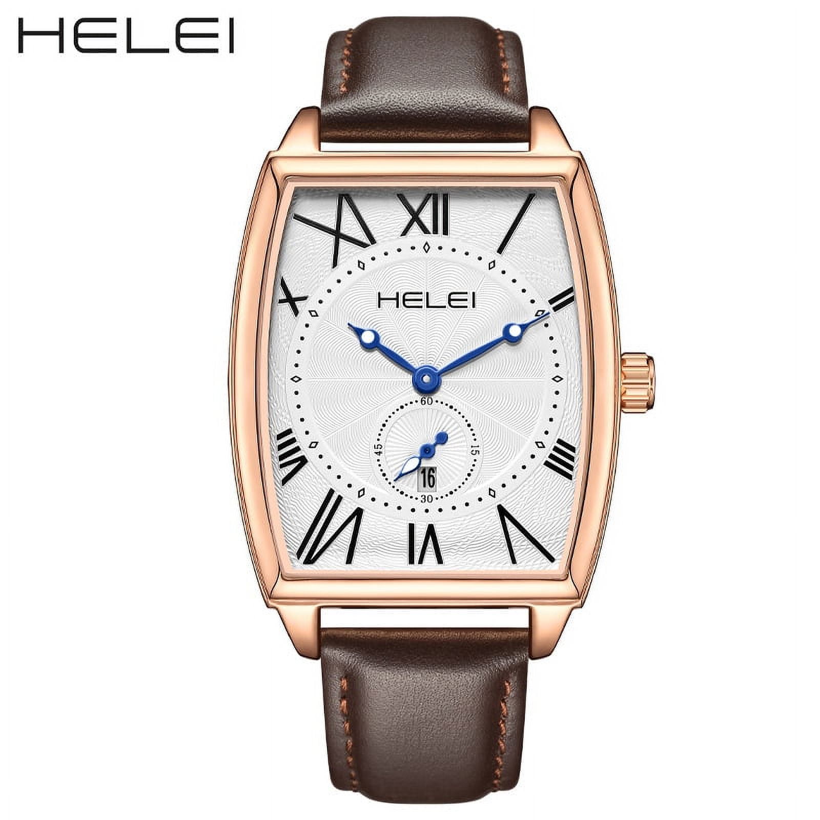 Casual Men's Watch Waterproof Luminous Square Quartz Watch Ancient ...