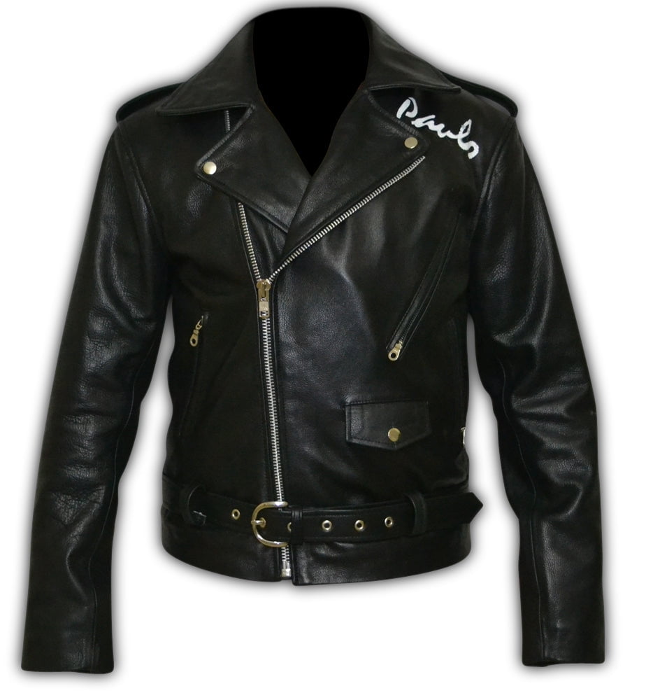 Casual Men's zoom Red Leather Bomber Jacket - Walmart.com