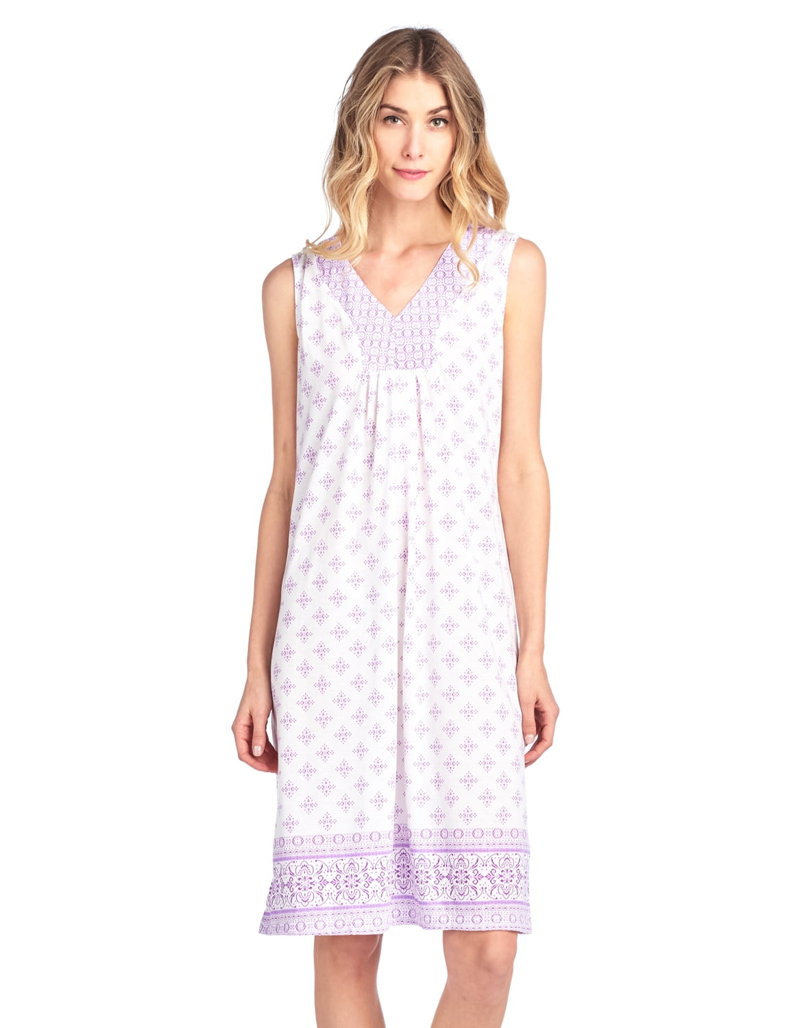 Casual Nights Women's Fancy Lace Floral Sleeveless Nightgown - Walmart.com