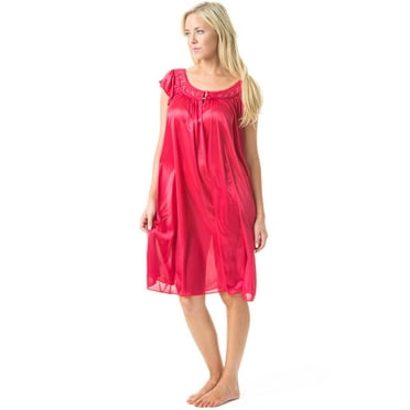 Exquisite Form - Women's Sleeveless Short Nightgown - Style 30107 ...
