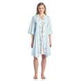 Casual Nights Women's Sleepwear 2 Piece Nightgown and Robe Set ...