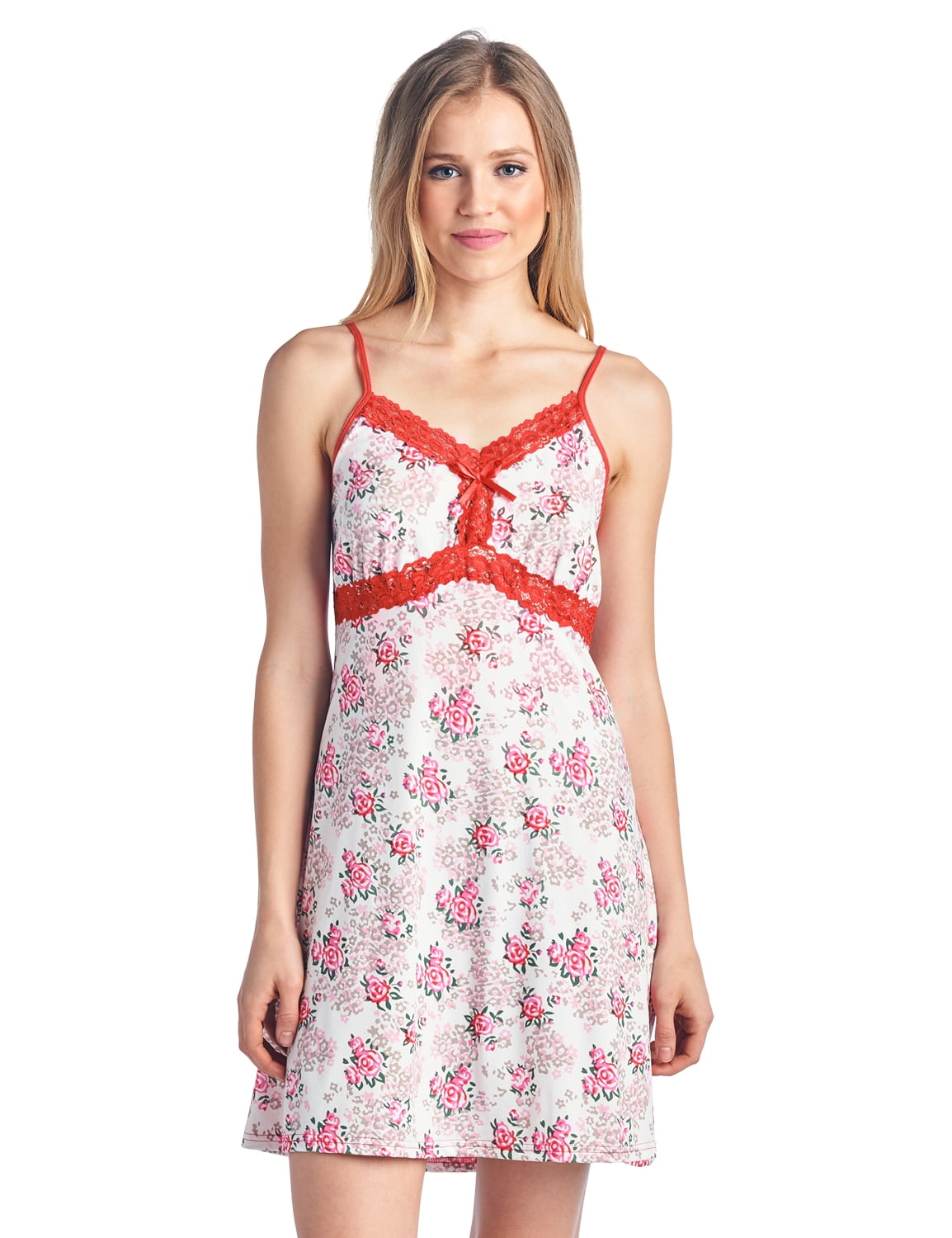 Casual Nights Women's Sleepwear Slip Nightgown Chemise Nighty - Walmart.com