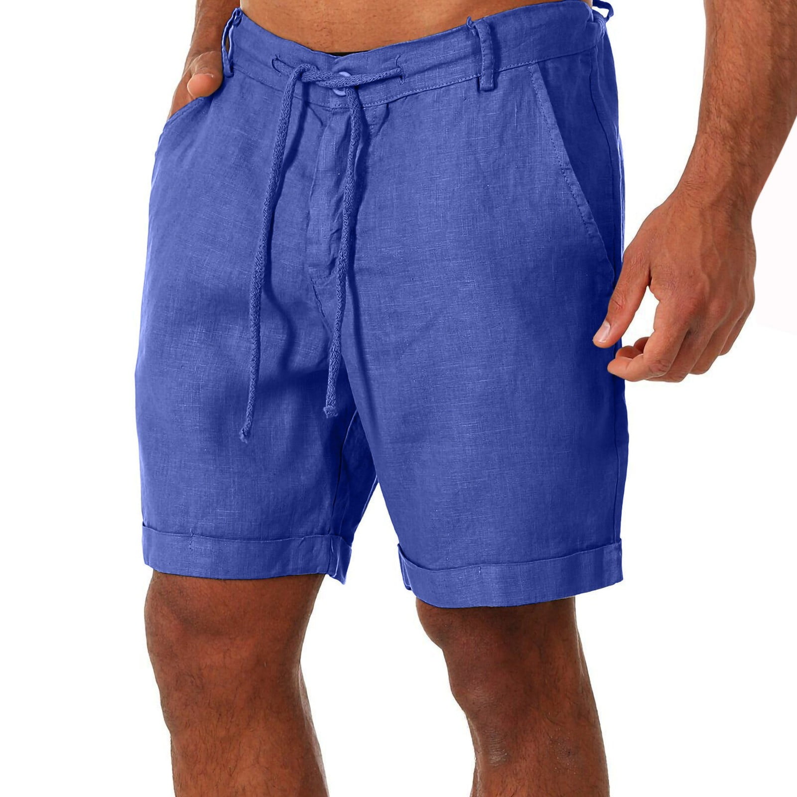 Casual Office Shorts for Men Classic Formal Work Pants Summer Business ...