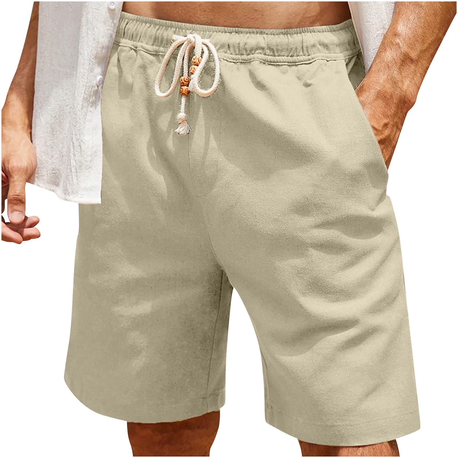Casual Office Shorts for Men Classic Formal Work Pants Summer Business ...