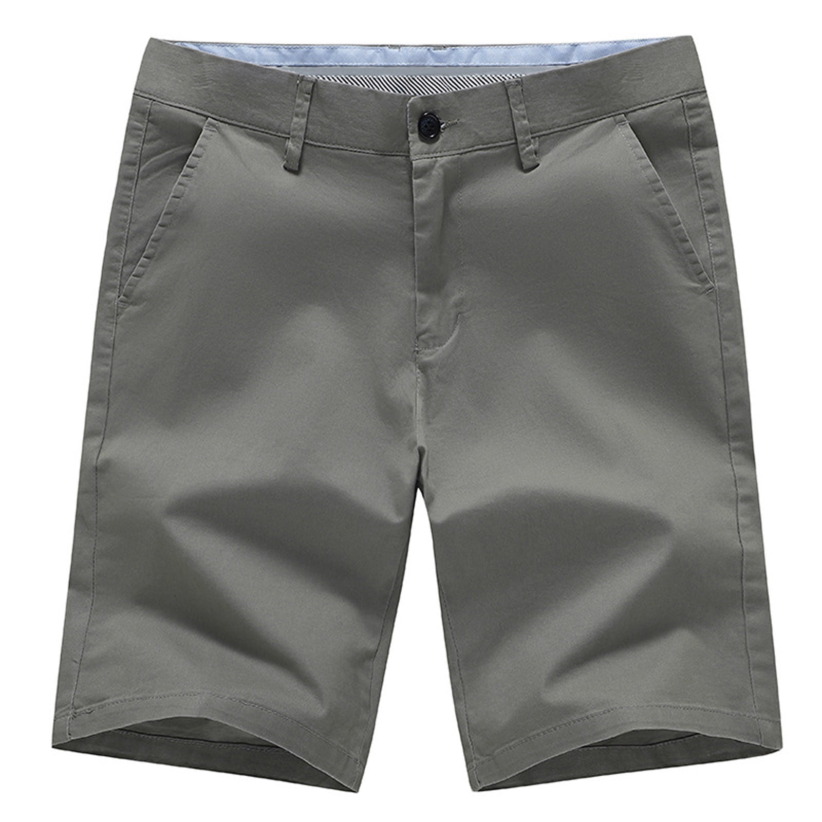 Casual Office Shorts for Men Classic Formal Work Pants Summer Business ...