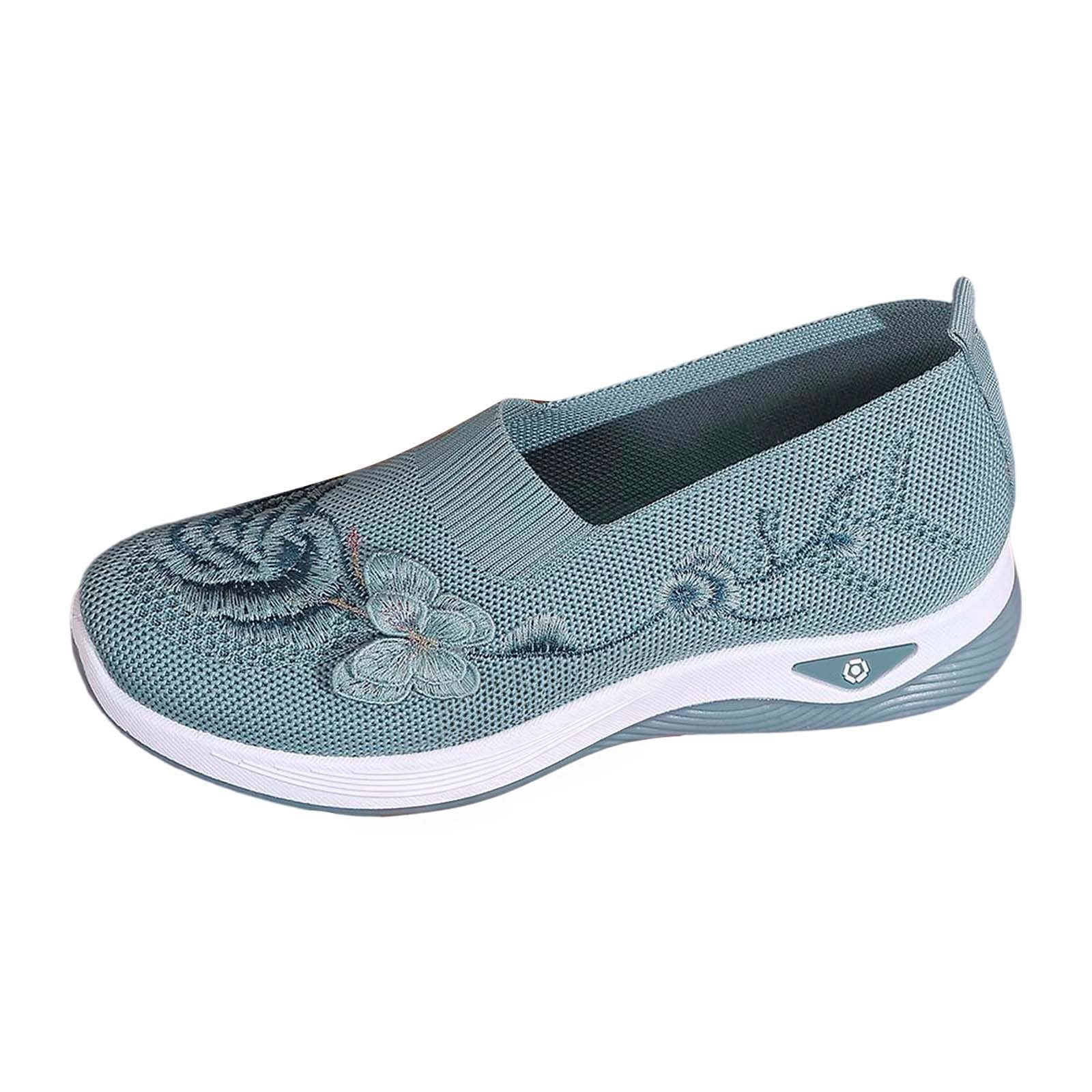 Casual On Sneakers for Women Breathable Mesh Lightweight Comfortable ...