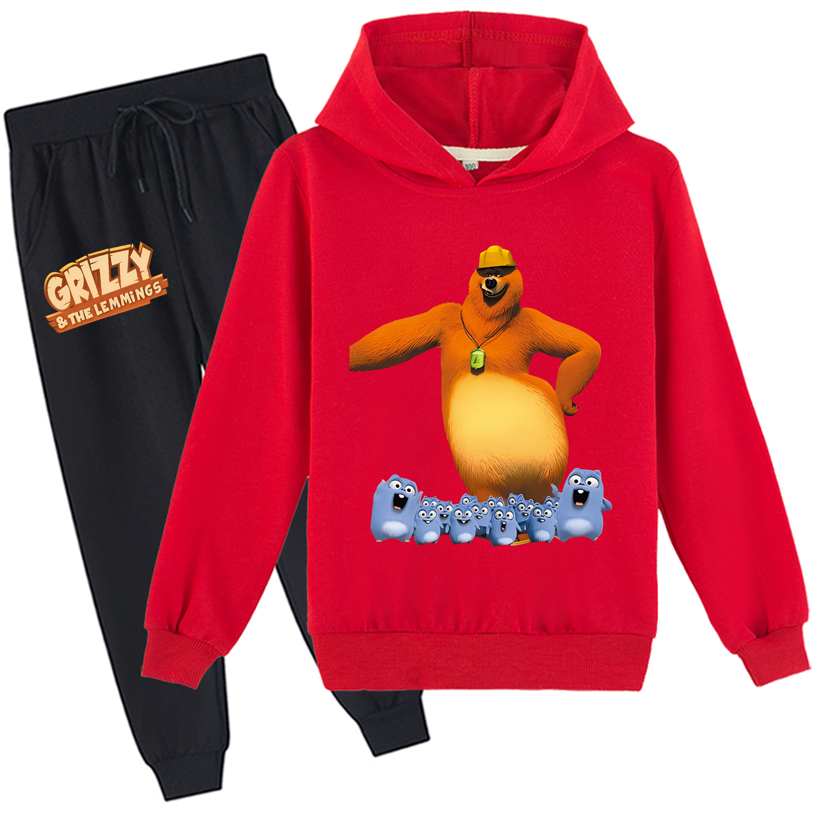 Casual Outfit Set Grizzly and the Lemmings Graphic Hoodie & Pants fits ...