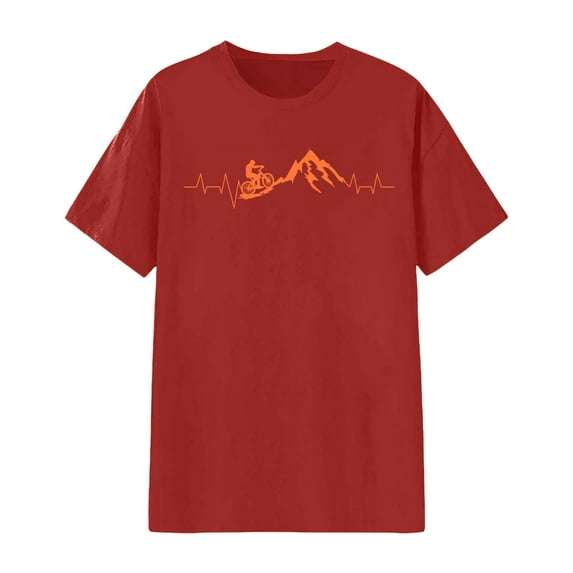 Casual Outfits for Women Graphic Printed Short Sleeve Crew Neck Soft ...