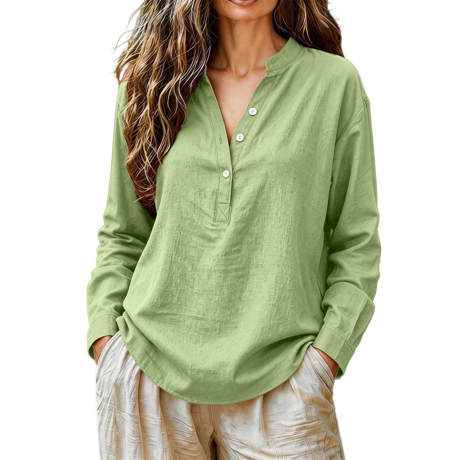 Casual Outfits for Women Neck Short Sleeve Blouses Embroidery Casual ...