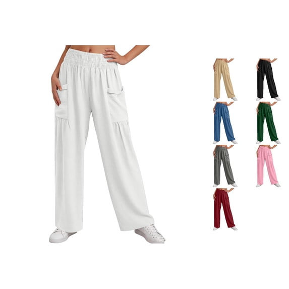 Casual Pants Lightweight Soft Stretch Trousers For Everyday Comfort And ...