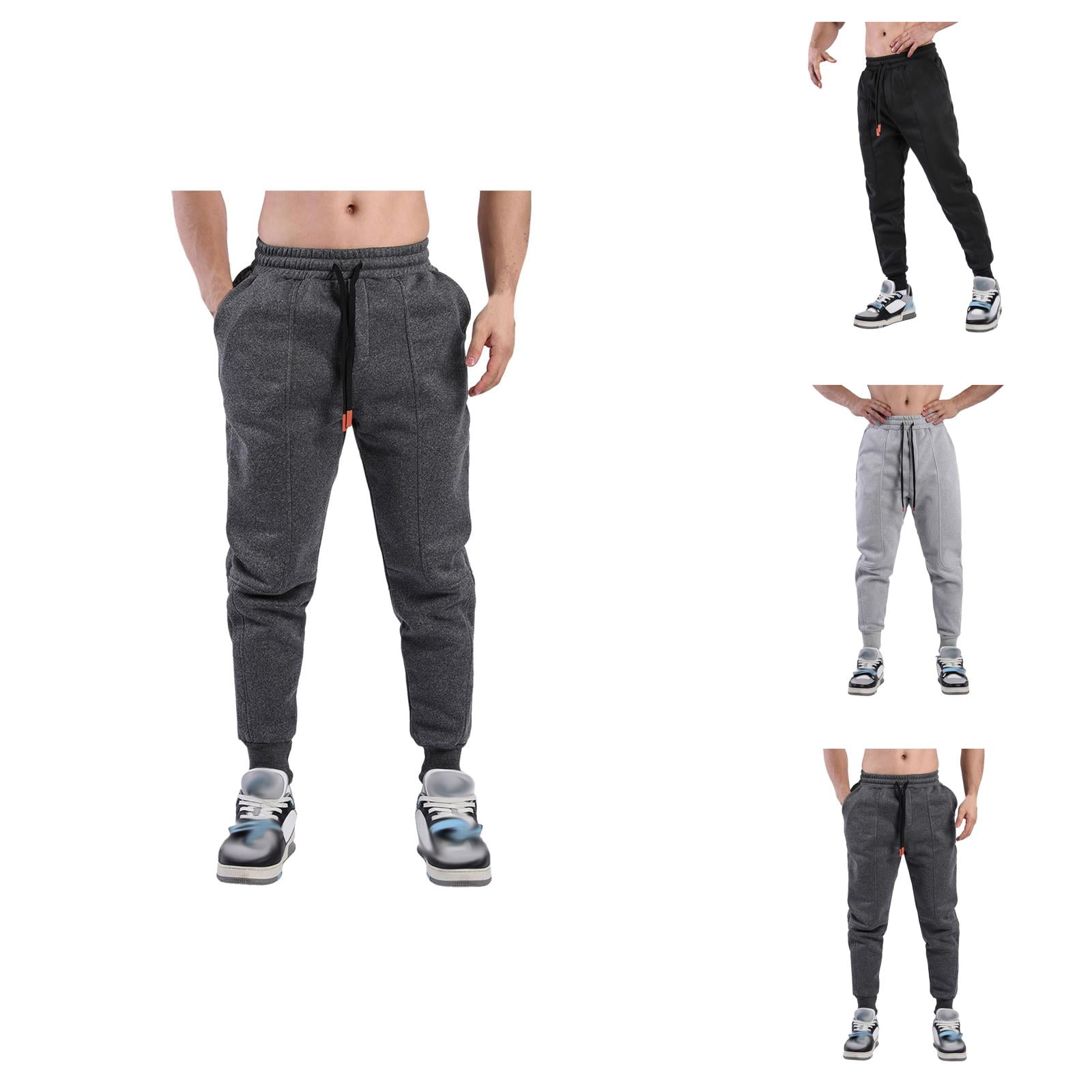 Casual Pants for Men - Comfortable Breathable Sweatpants with Pockets ...