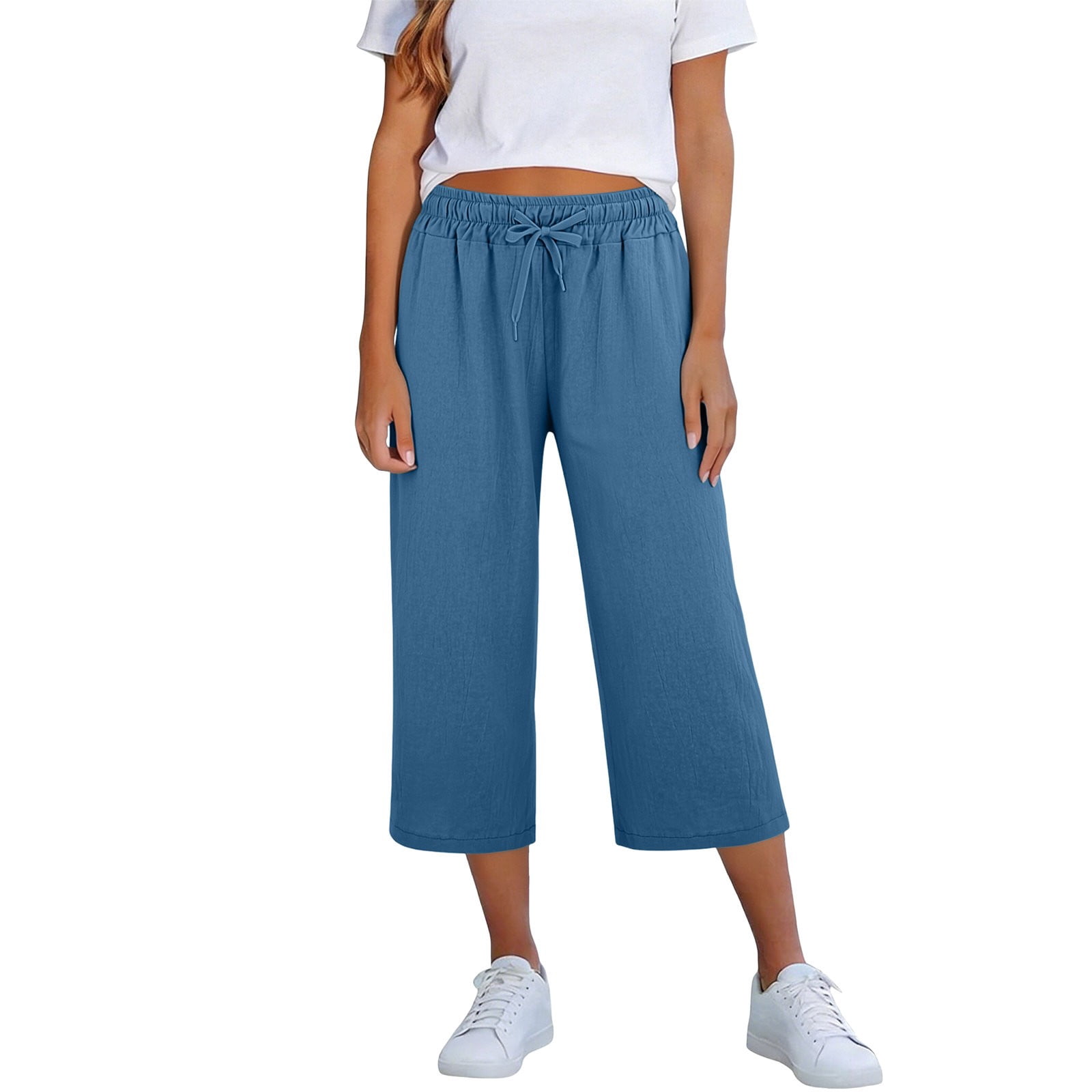 Casual Pants for Women 2026 Summer Ladies' Spring and Washing Water ...