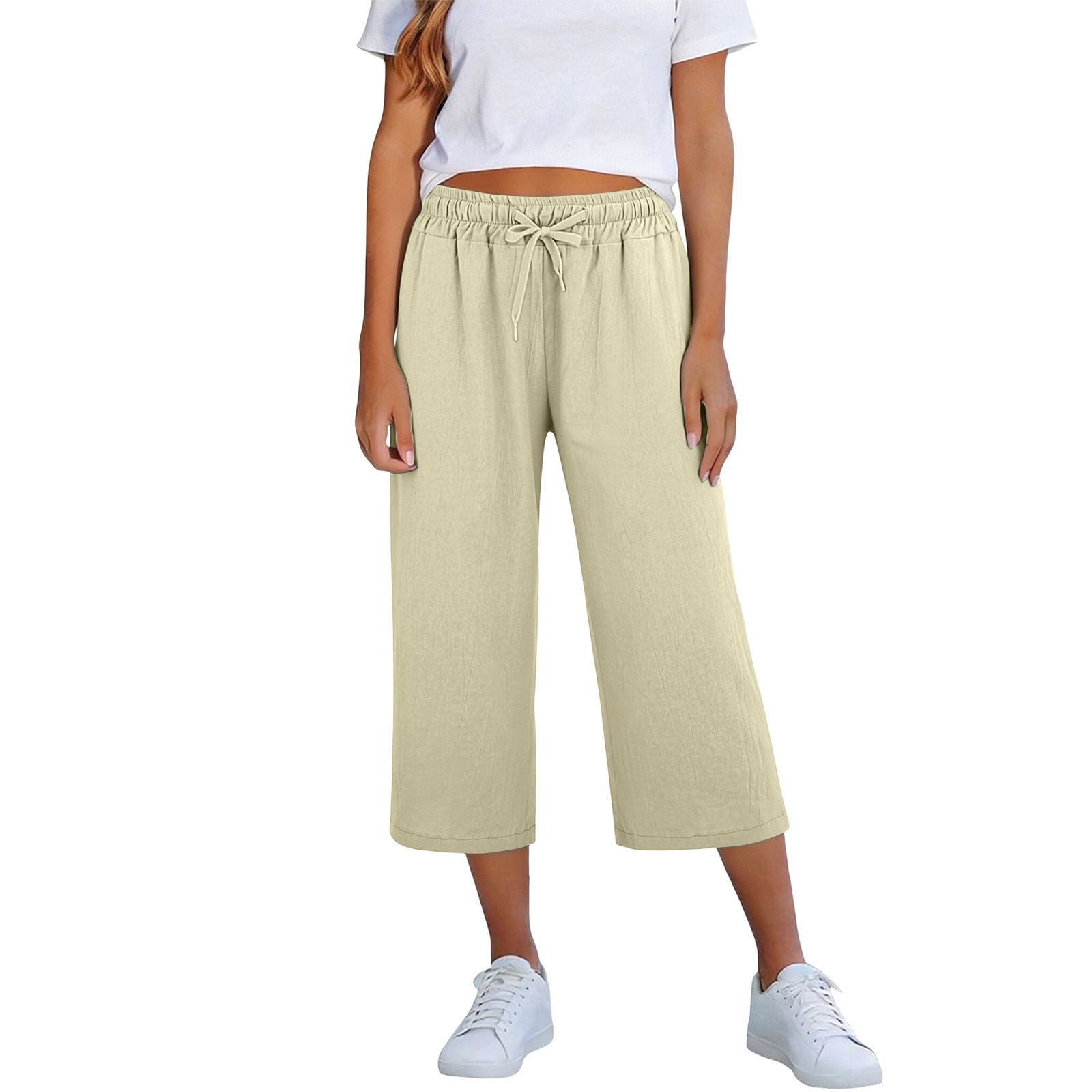 Casual Pants for Women 2026 Summer Ladies' Spring and Washing Water ...