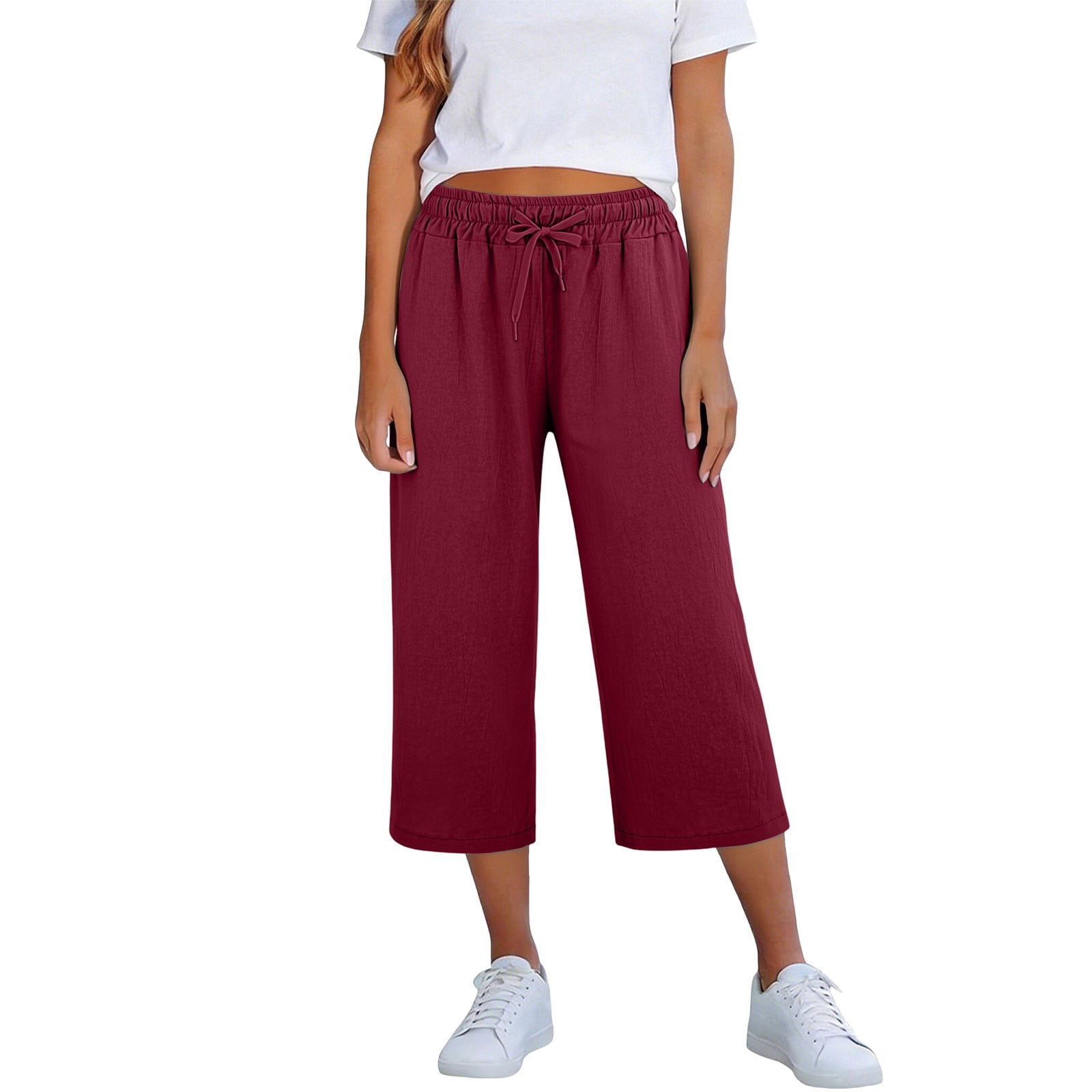 Casual Pants for Women 2026 Summer Ladies' Spring and Washing Water ...