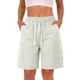 Casual Pants for Women 2026 Summer Shorts Cargo Shorts with Pockets ...