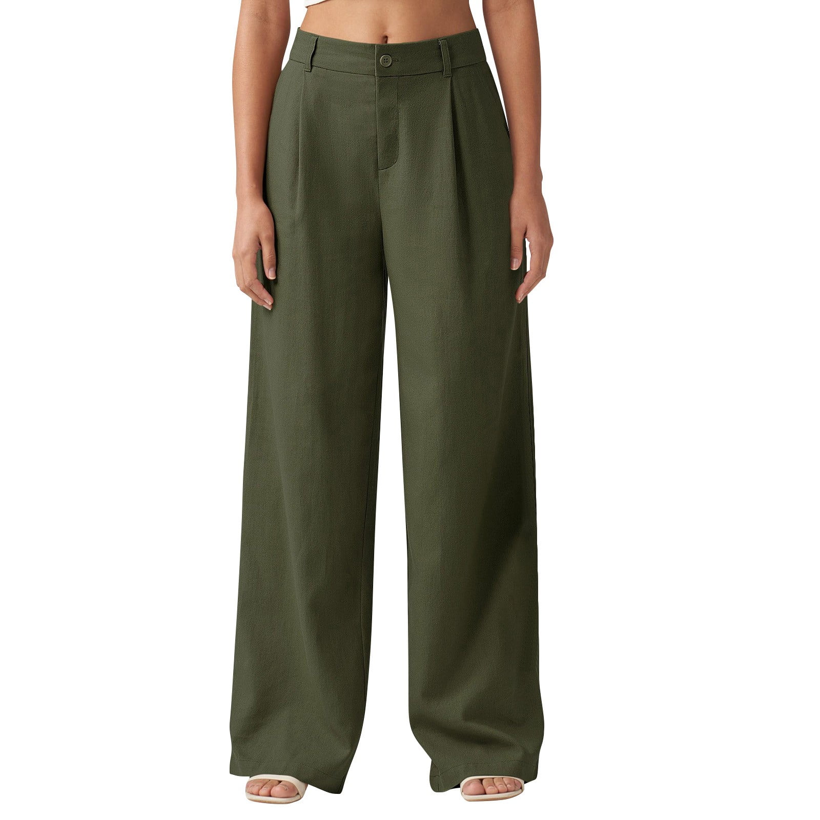 Casual Pants for Women, Audhol Women's Fashionable Casual Solid Color ...