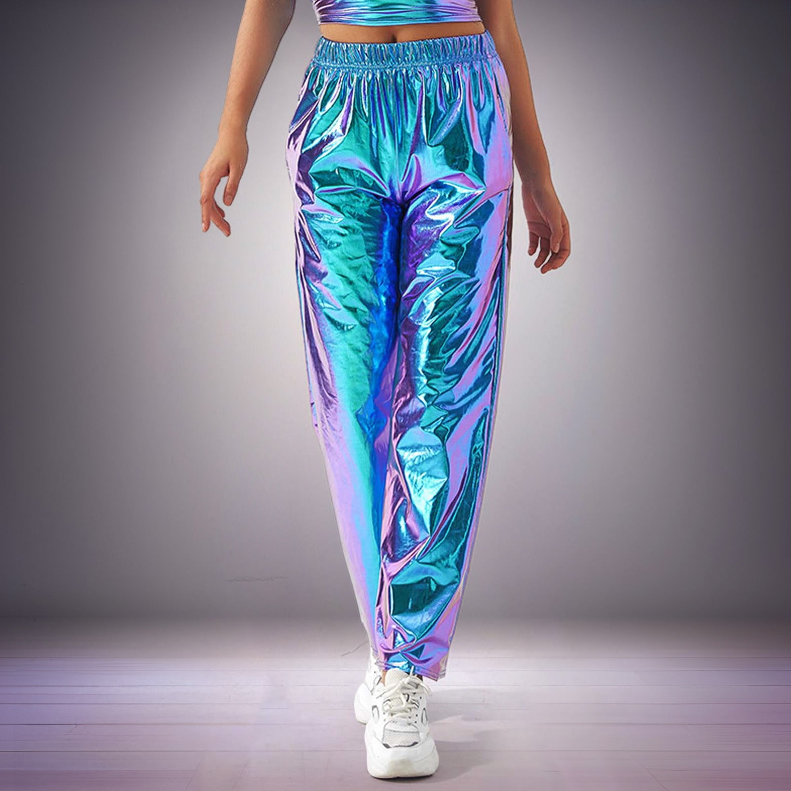 Casual Pants for Women High Waist Straight Leg Pants Leisure Street ...