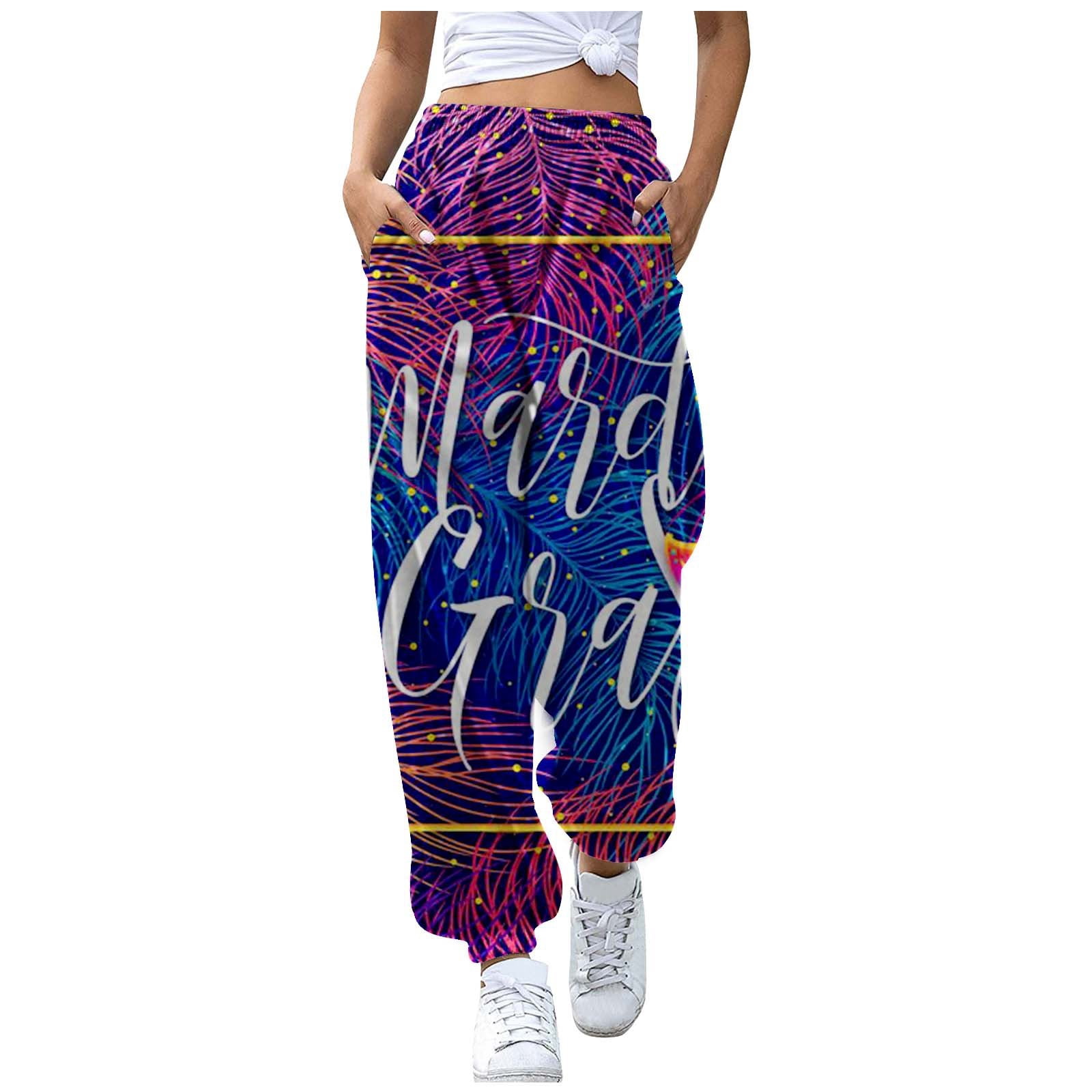 Casual Pants for Women Ladies Fashion New Mardi Digital Printed High ...