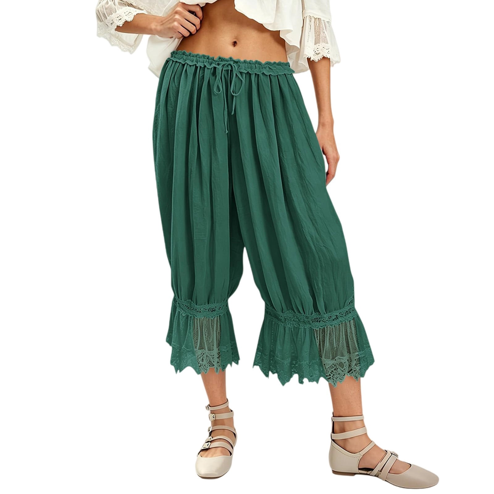 Casual Pants for Women Women Lace Trim Pantaloons Lingerie Pants For ...