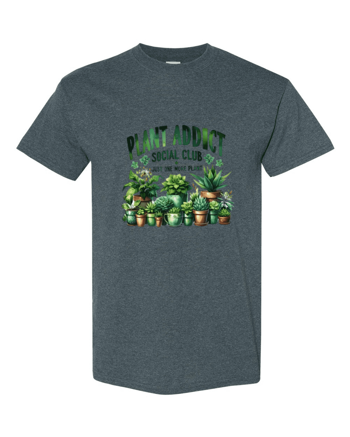 Casual Plant Addict Nature Unisex T-Shirt, for men & women, up to size ...