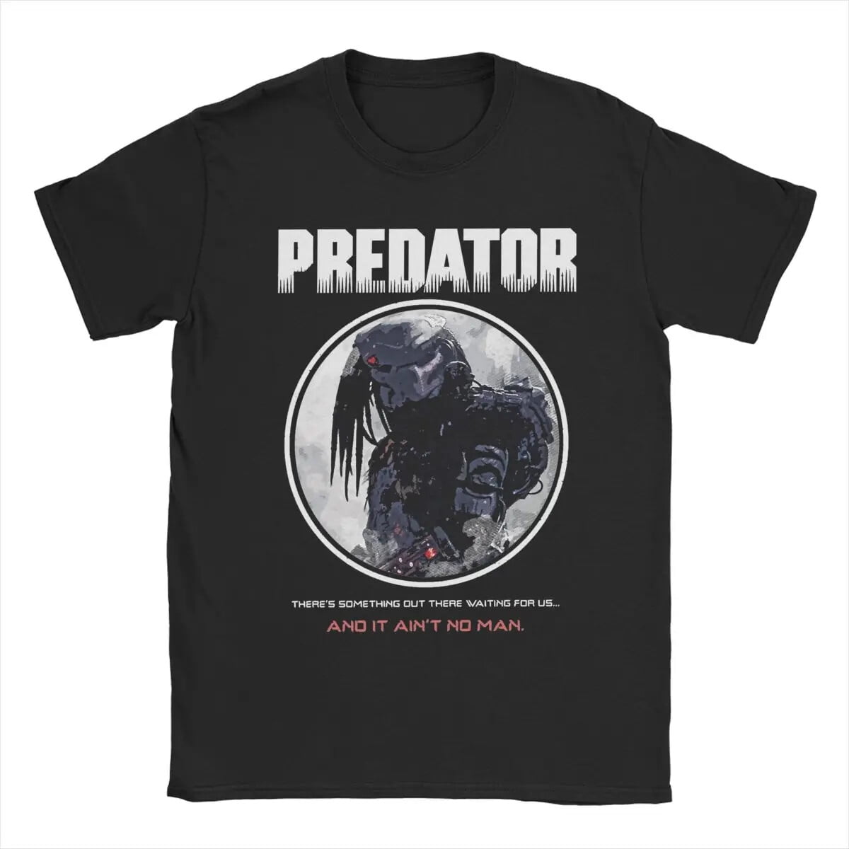 Casual Predators T-Shirts Men Round Neck Cotton T Shirt Short Sleeve ...