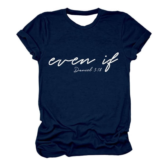 Casual Printed Round Neck Short Sleeve T‑Shirt for Everyday Comfort ...