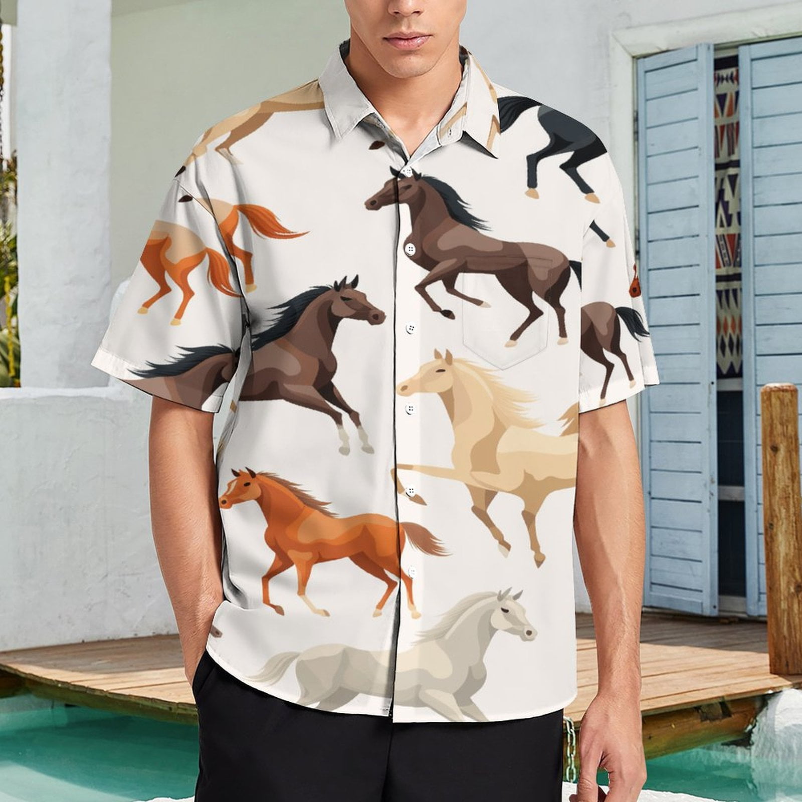 Casual Shirts Win Instant Success Beach Shirt Hawaiian Stylish Blouses Male Printed - Walmart.com