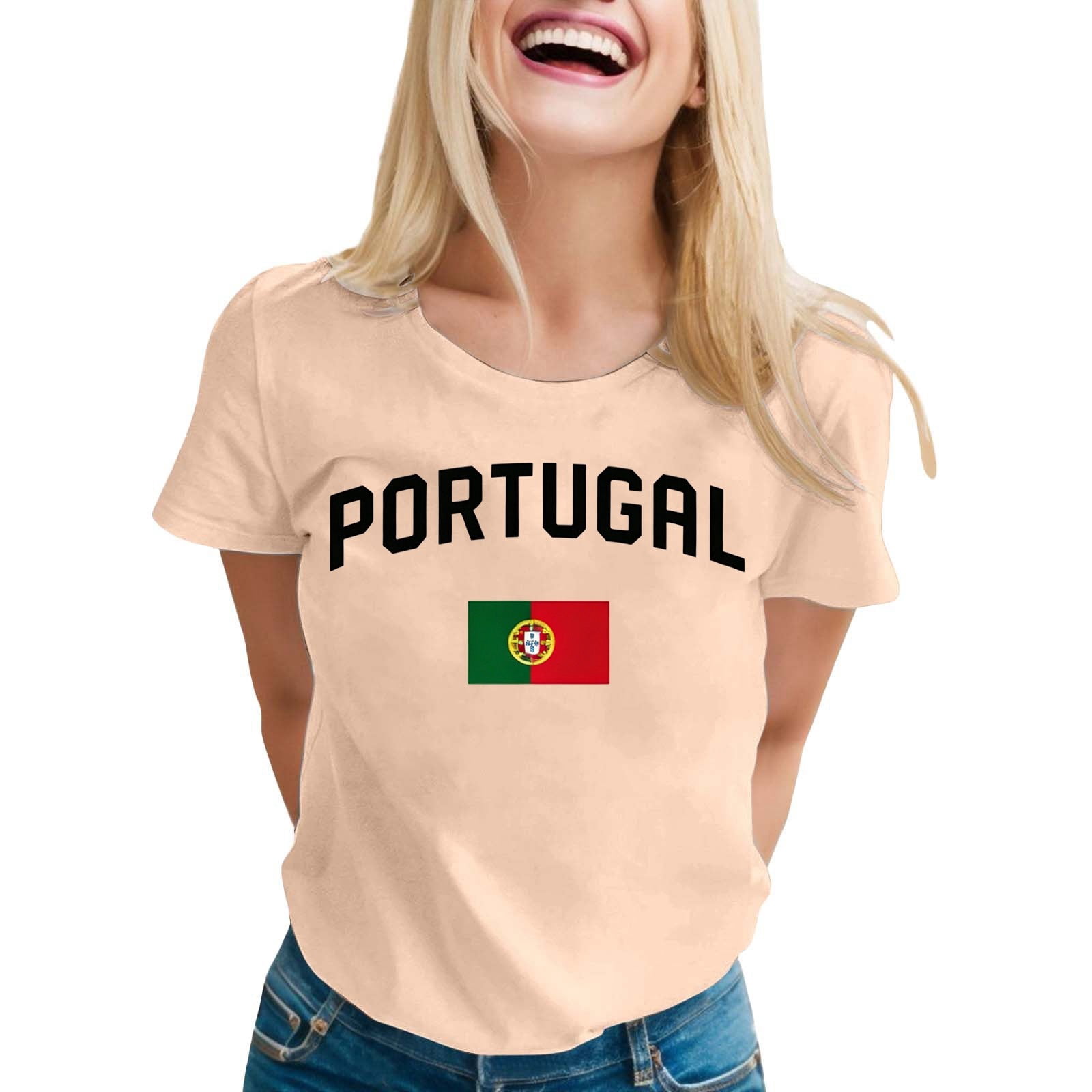 Casual Shirts for Womens Unisex Round Neck Short Sleeve Womens ...