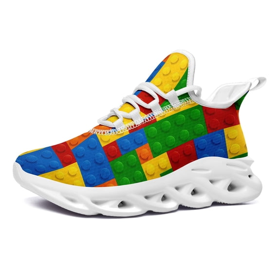 Casual Shoes for Men in Plus Sizes with a Wide Fit, Featuring a Block ...