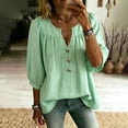 Casual Short Sleeve Button Front Blouse with Relaxed Fit for Everyday ...