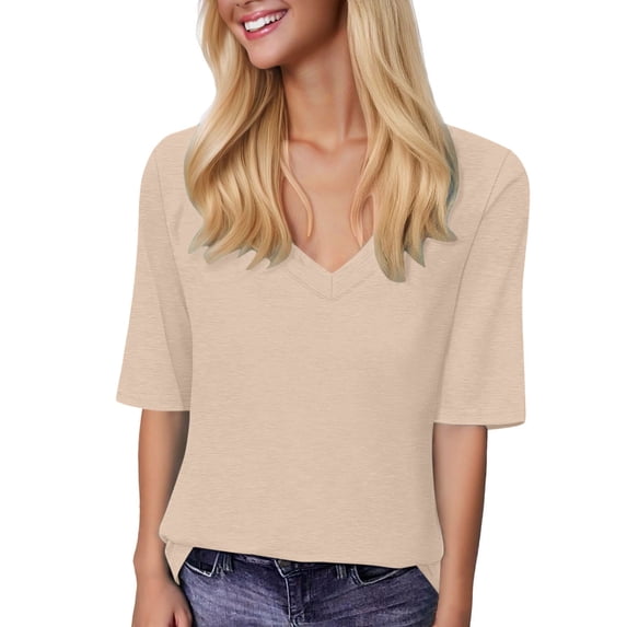 Casual Short Sleeve Crew Neck Printed Tee for Everyday Wear with ...