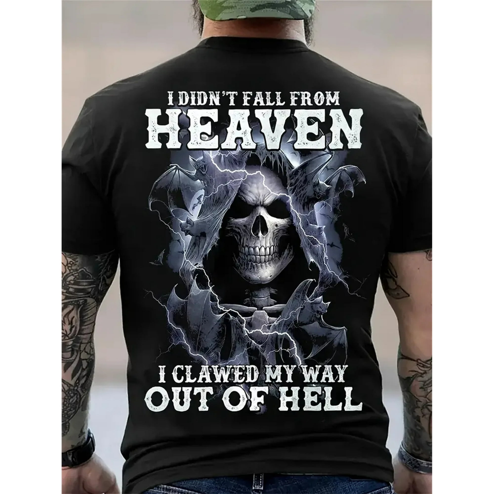 Casual Short Sleeve Graphic Print Tee - Summer T-shirt For Men ...