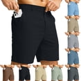 Casual Shorts For Men Stretch Lightweight Flat Front Chino Pants 2026 ...