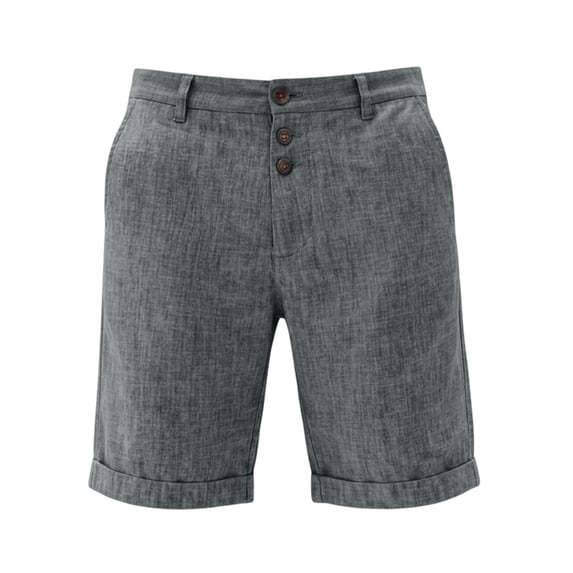 Casual Shorts Ohufall Button Straight Leg Breathable Summer Shorts ...