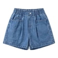 Casual Shorts for Little Girl Classic Cut Short Stretch Hardware School ...