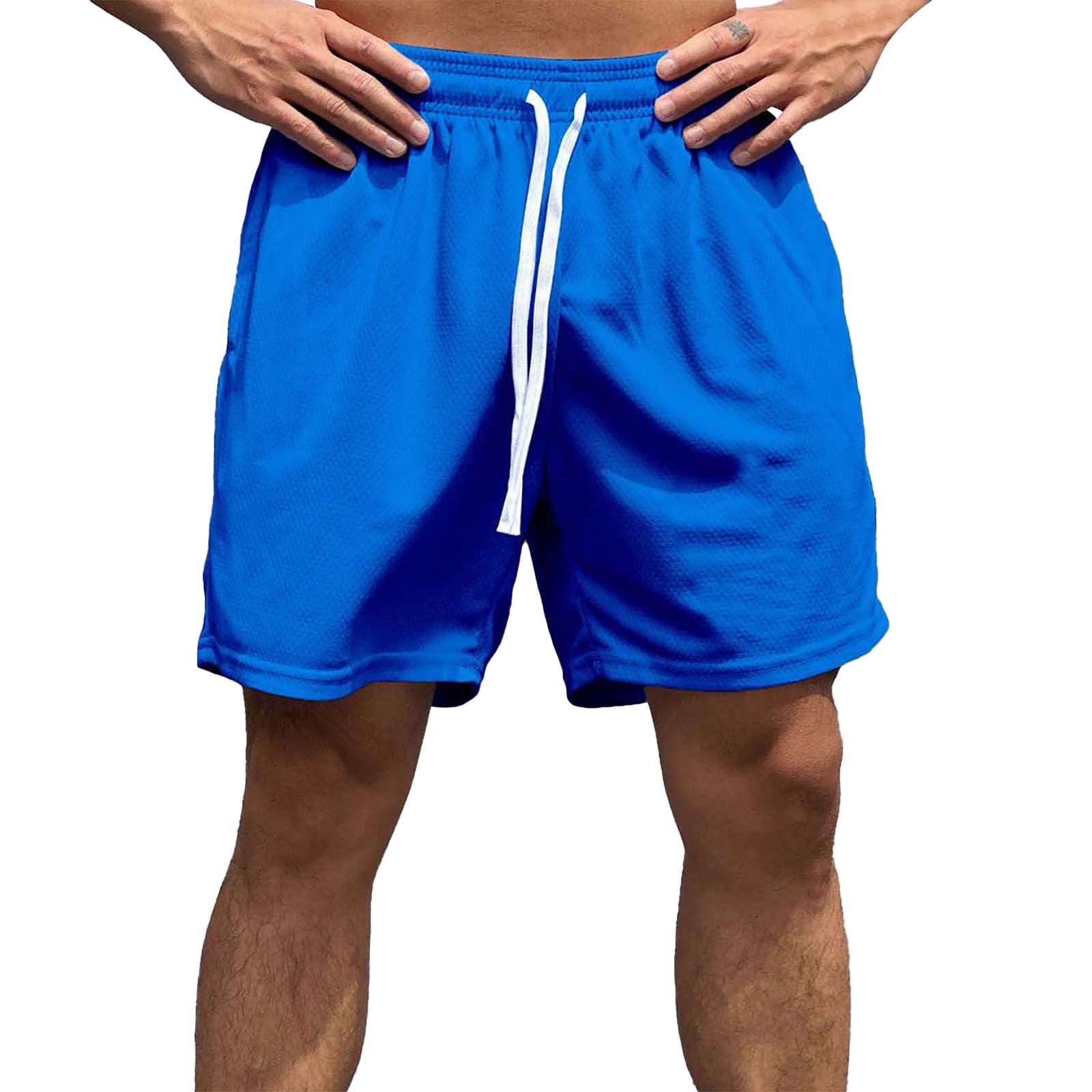 Casual Shorts for Men Casual Plaid Striped Fashion Slim Bermuda Shorts ...
